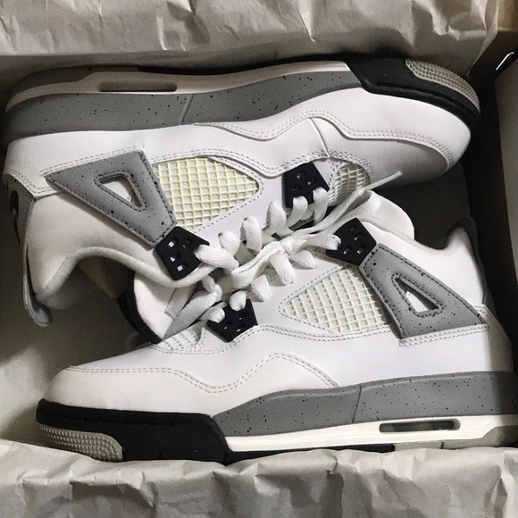 Jordan | Shoes | Retro Air Jordan 4 Retro Og Bg Cement | Poshmark